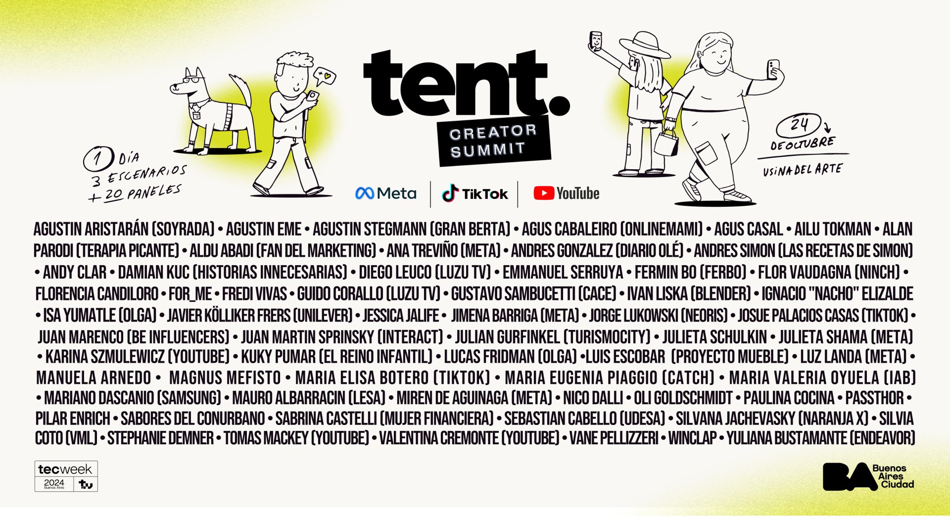 Tent Creator Summit 2024: de qué se trata el evento que reúne a más de ...